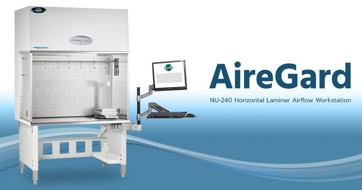 AireGard NU-240 Horizontal Laminar Flow Hood | NuAire