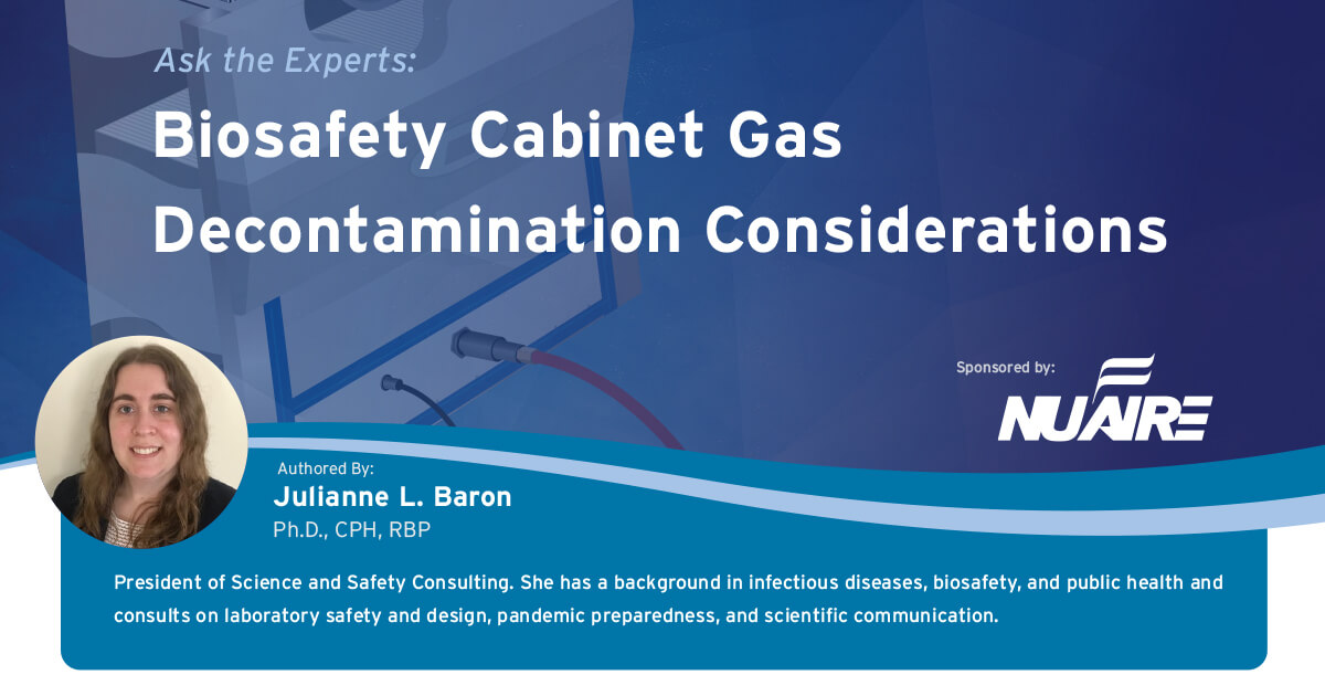 Biosafety Cabinet Gas Decontamination Considerations | NuAire