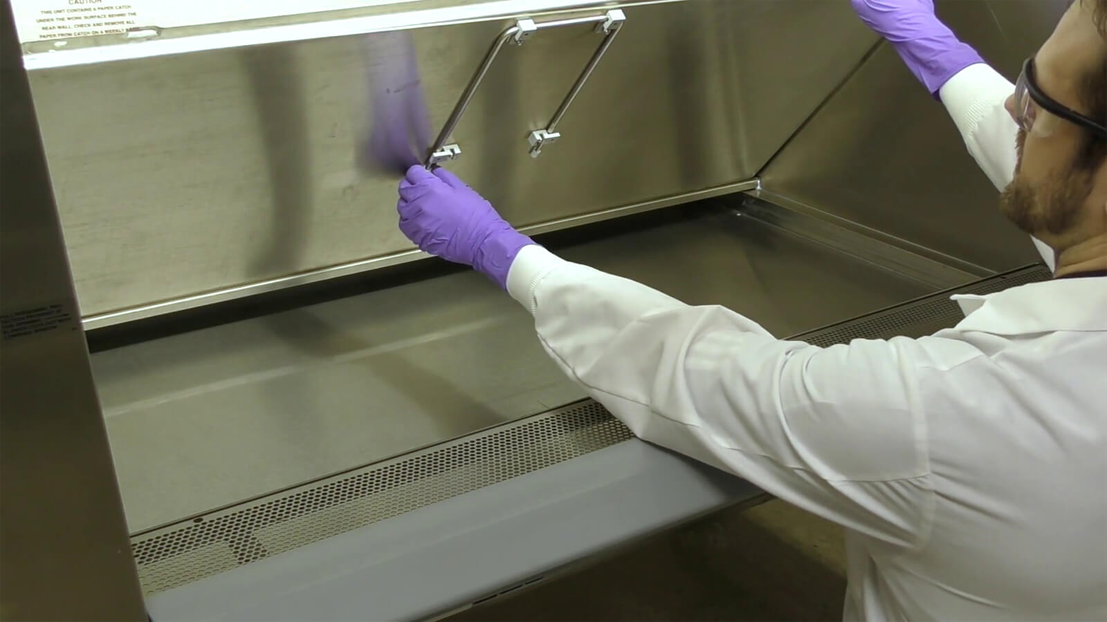 Biosafety Cabinet Paper Catch Maintenance Guide | NuAire
