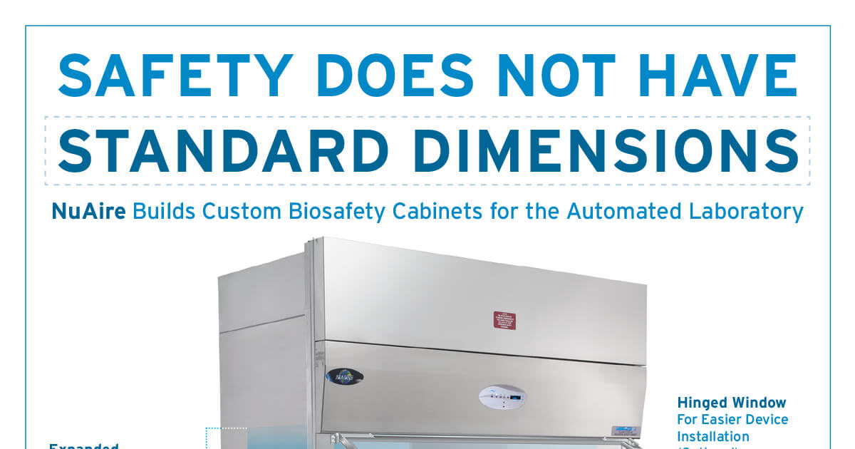 Custom Biosafety Cabinets for the Automated Laboratory | NuAire