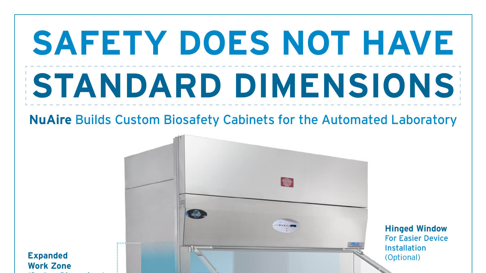 Custom Biosafety Cabinets for the Automated Laboratory | NuAire