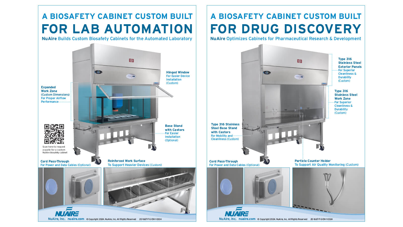 Lab Automation & Drug Discovery Biosafety Cabinets | NuAire