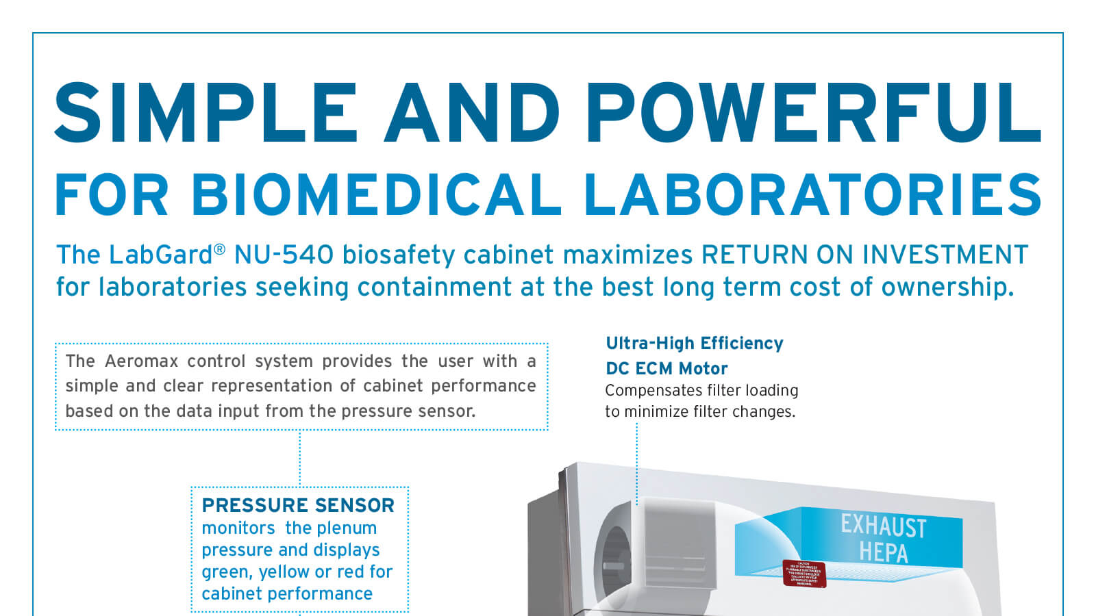 LabGard NU-540 Biosafety Cabinet for Biomedical Labs | NuAire