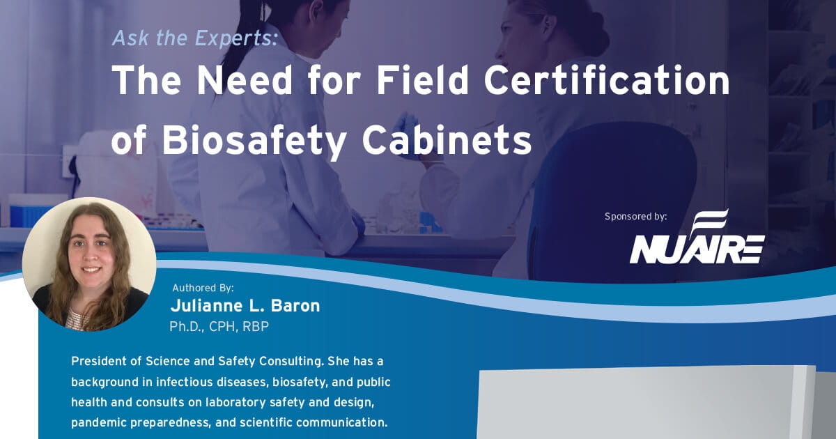 Biosafety Cabinet Field Certification Essentials | NuAire