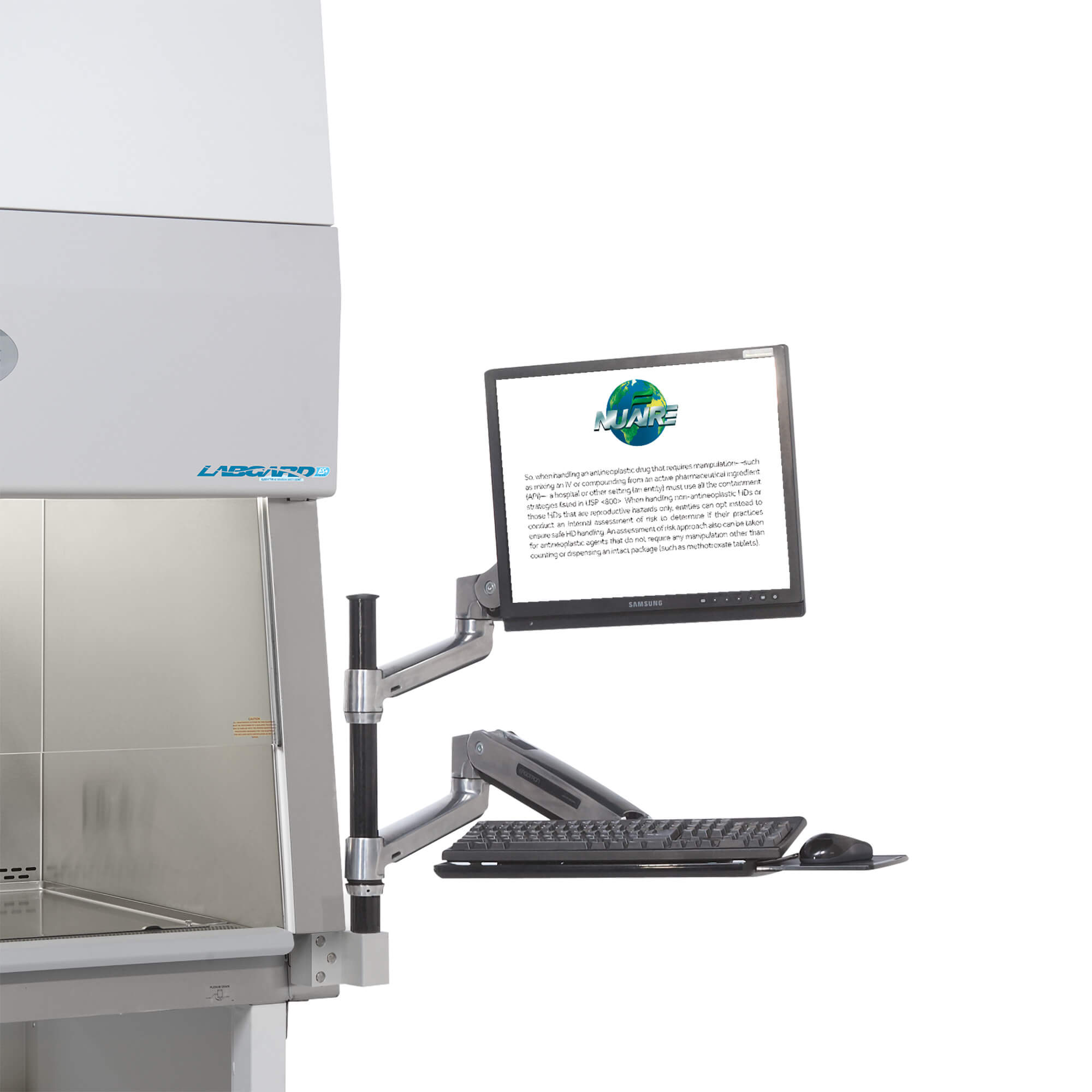 NU-500-141 ErgoTron Mount for Biosafety Cabinets | NuAire