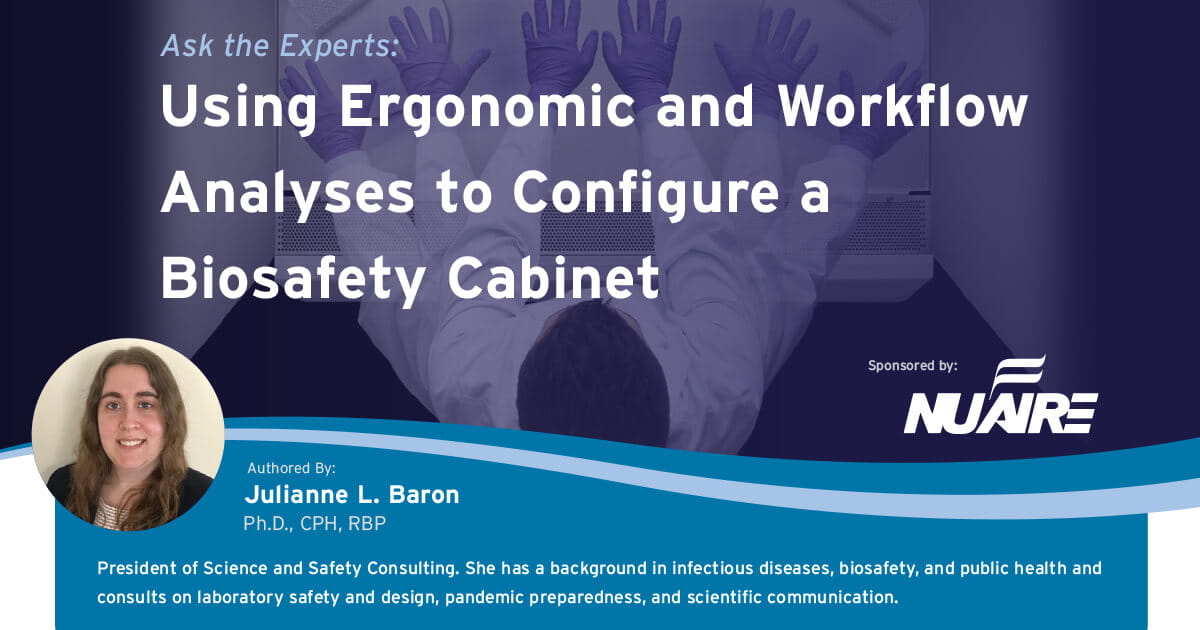 Ergonomic and Workflow Analyses for Biosafety Cabinets | NuAire